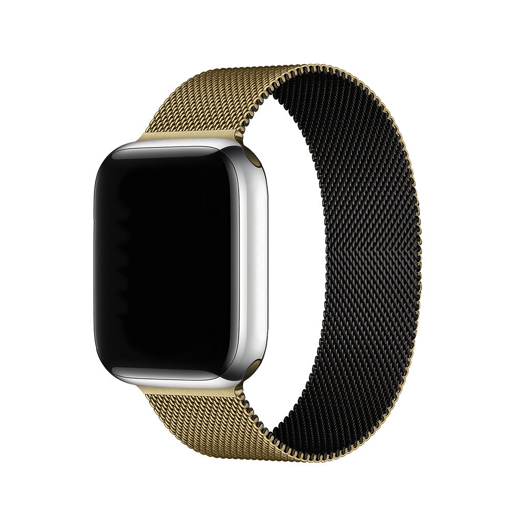 Duo Gold Pink Milanese Loop For Apple Watch Apple Watch Straps Duo Gold Pink Milanese Loop For Apple Watch Apple Watch Straps