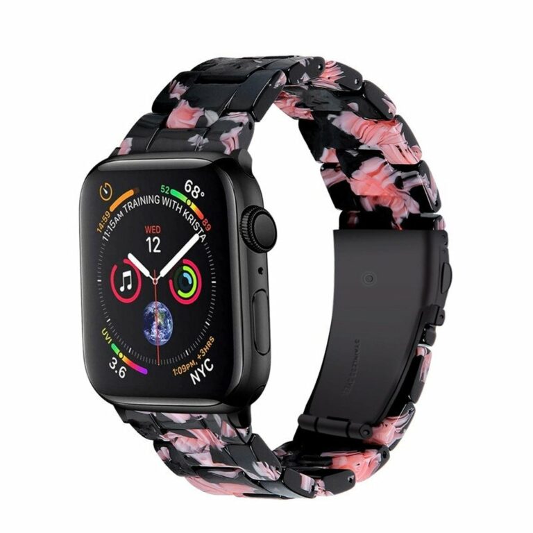 Giselle Band for Apple Watch in Black Pink - Apple Watch Straps ...
