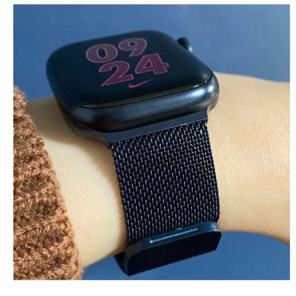 Midnight Milanese Loop For Apple Watch - Apple Watch Straps Australia ...